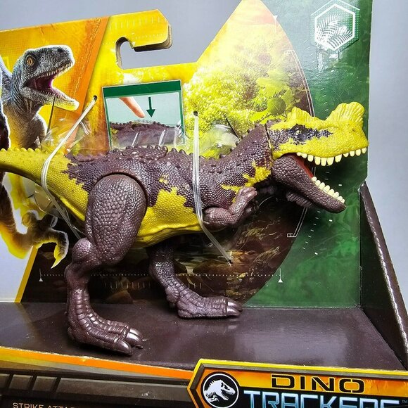 Mattel | Toys | Jurassic World Dino Trackers Strike Attack Genyodectes ...